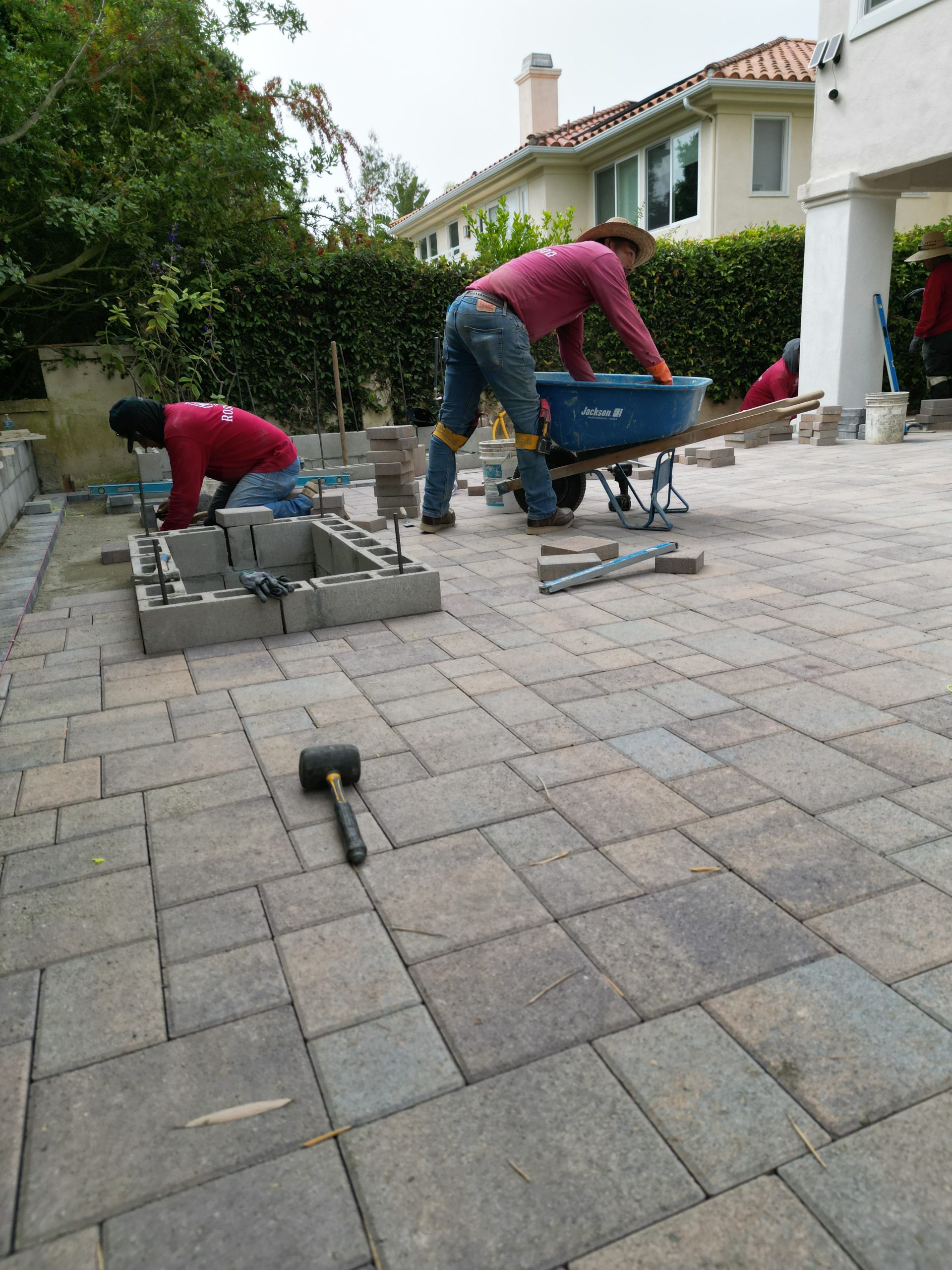 Pavers in Palos Verdes | Rosewood Landscape + Angelus Pavers